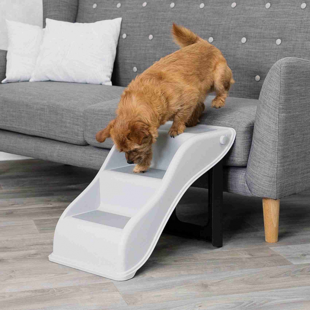 Hundetrapp: Sammenleggbar trapp til liten hund og katt - I Love Dogs.no