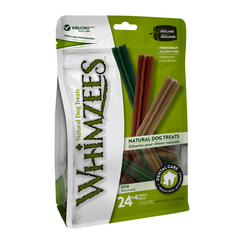 Whimzees Stix Small, 28 stk - I Love Dogs.no